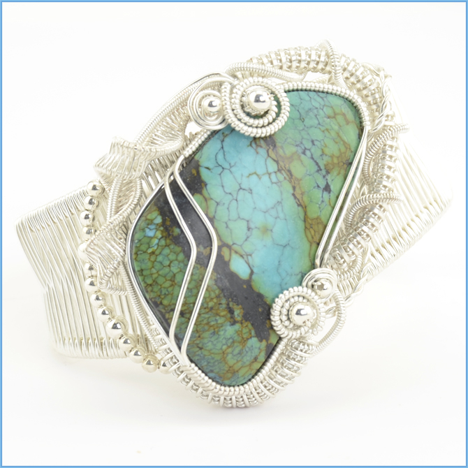 DIY Wire Cuff Bracelet - Wire Wrapped Cuff