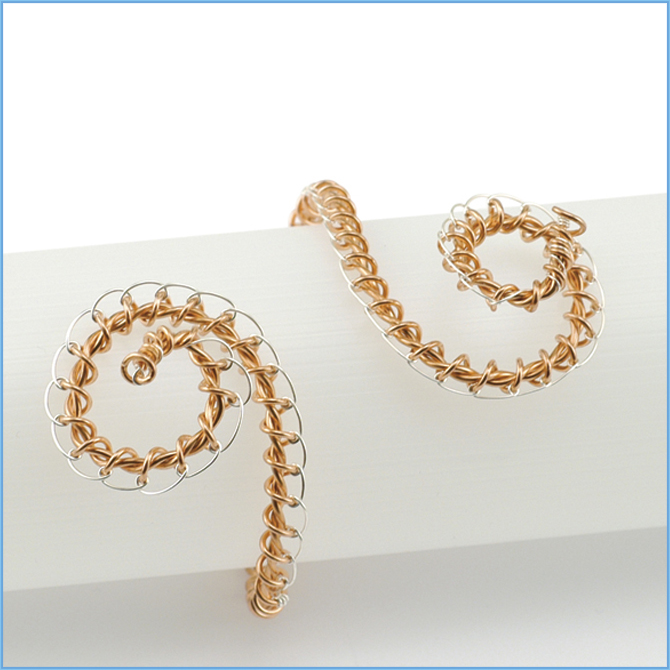 Twisted Wire Jewelry Designs - Swirl Bracelet