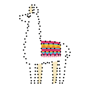 Beadalon - Llama Wire String Art