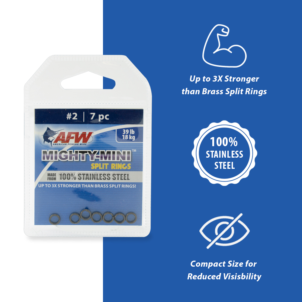 Mighty Mini Stainless Steel Split Rings