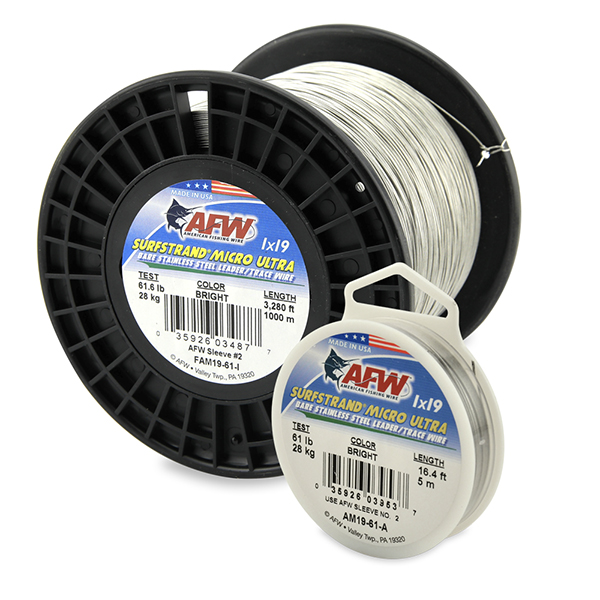 Surfstrand Micro Ultra Bare 1x19 Stainless Steel Leader Wire