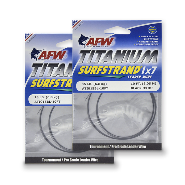 Titanium Surfstrand Bare 1x7 Leader Wire