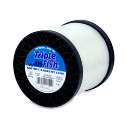 Triple Fish Mono Line, 100 lb (45.3 kg) test, .039 in (1.00 mm) dia ...