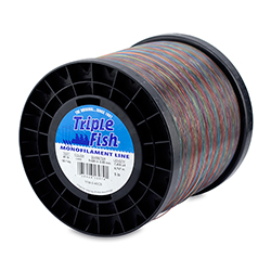 Triple Fish Mono Line, 40 lb (18.1 kg) test, .024 in (0.60 mm) dia ...