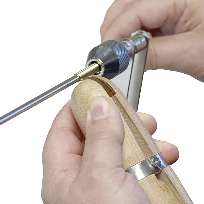 Beadalon - Wooden Ring / Wire Clamp